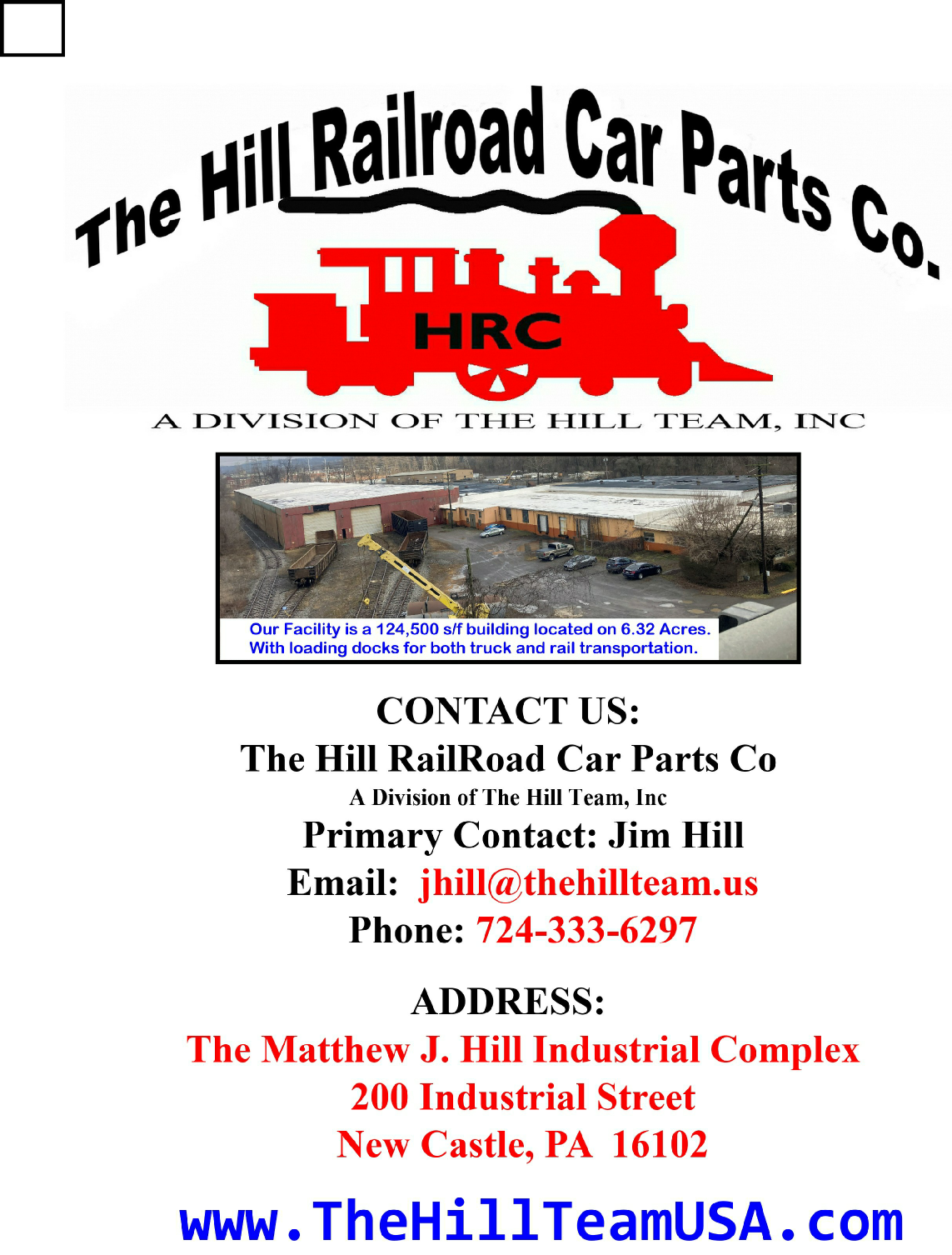 Rail Car Parts Intro